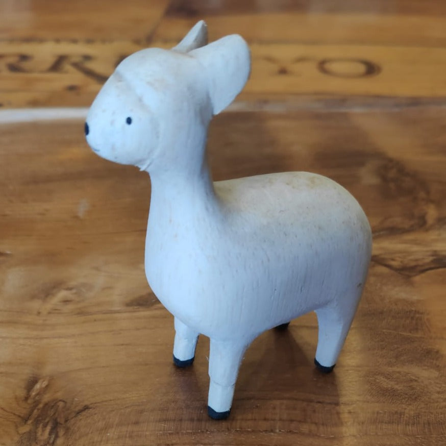 Wooden Animal Natural Color Sheep – Fern