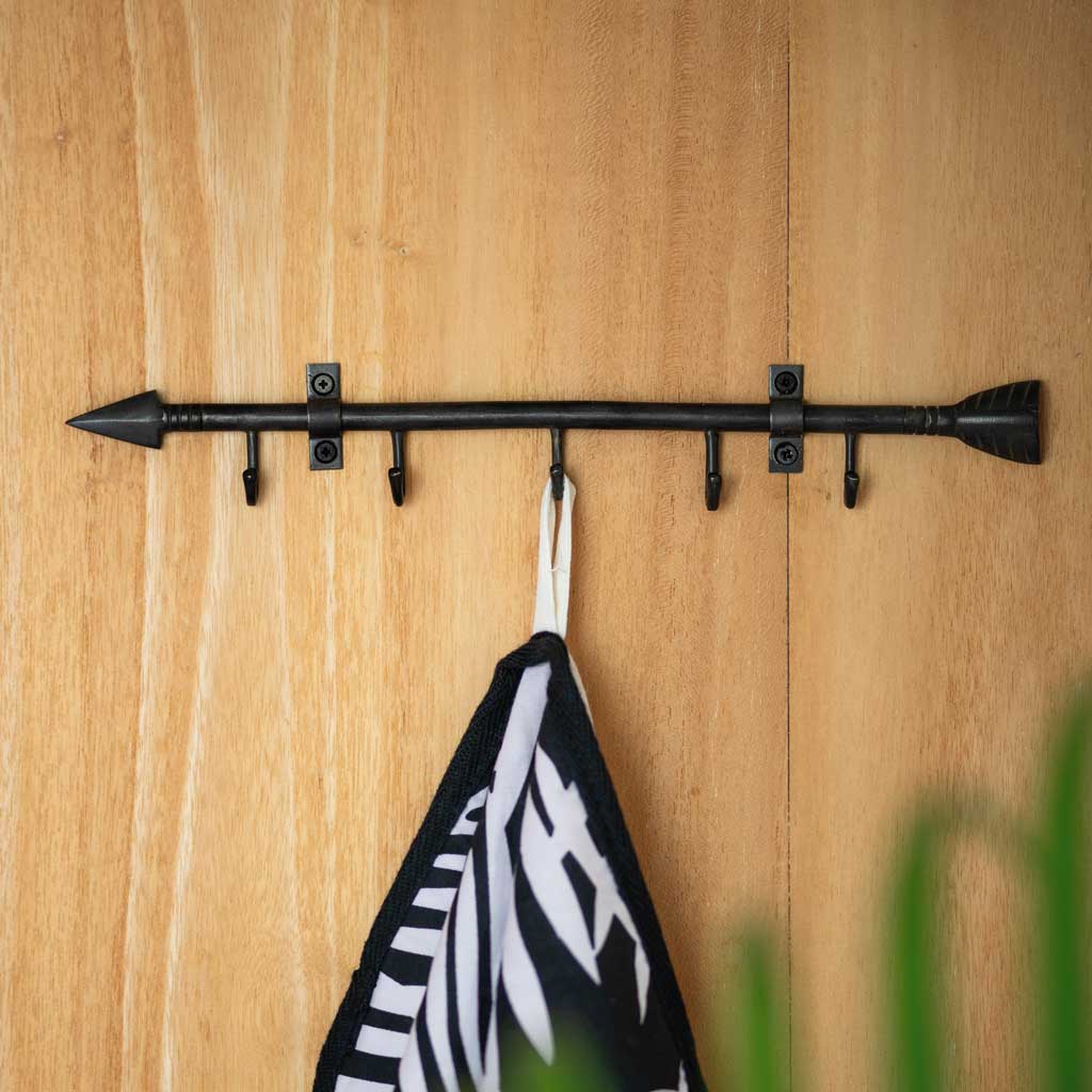 Brass Hook Small Arrow Silver – Fern